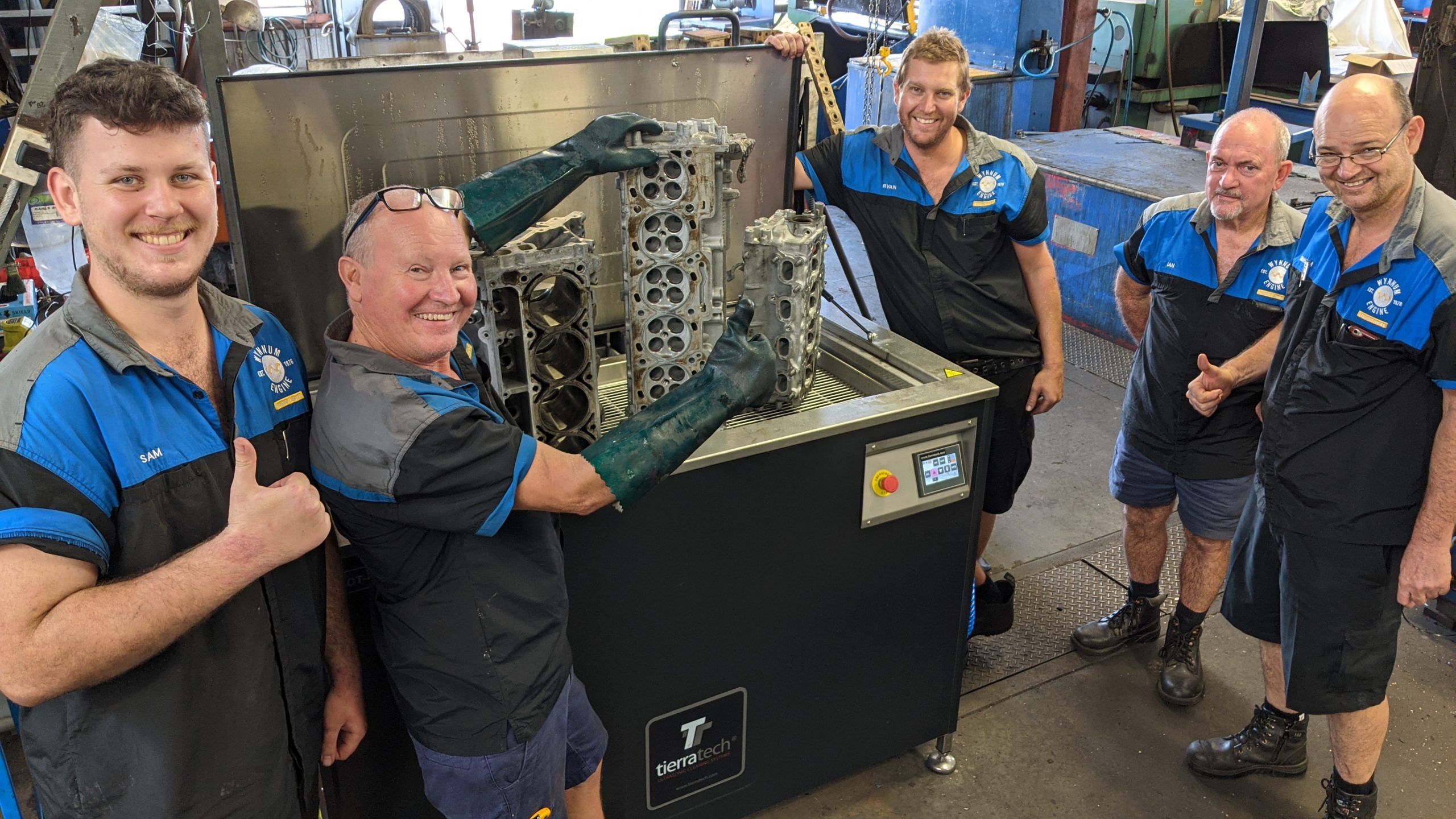 Wynnum Engine Reconditioning Upgrades to Ultrasonic Cleaning - Premier ...