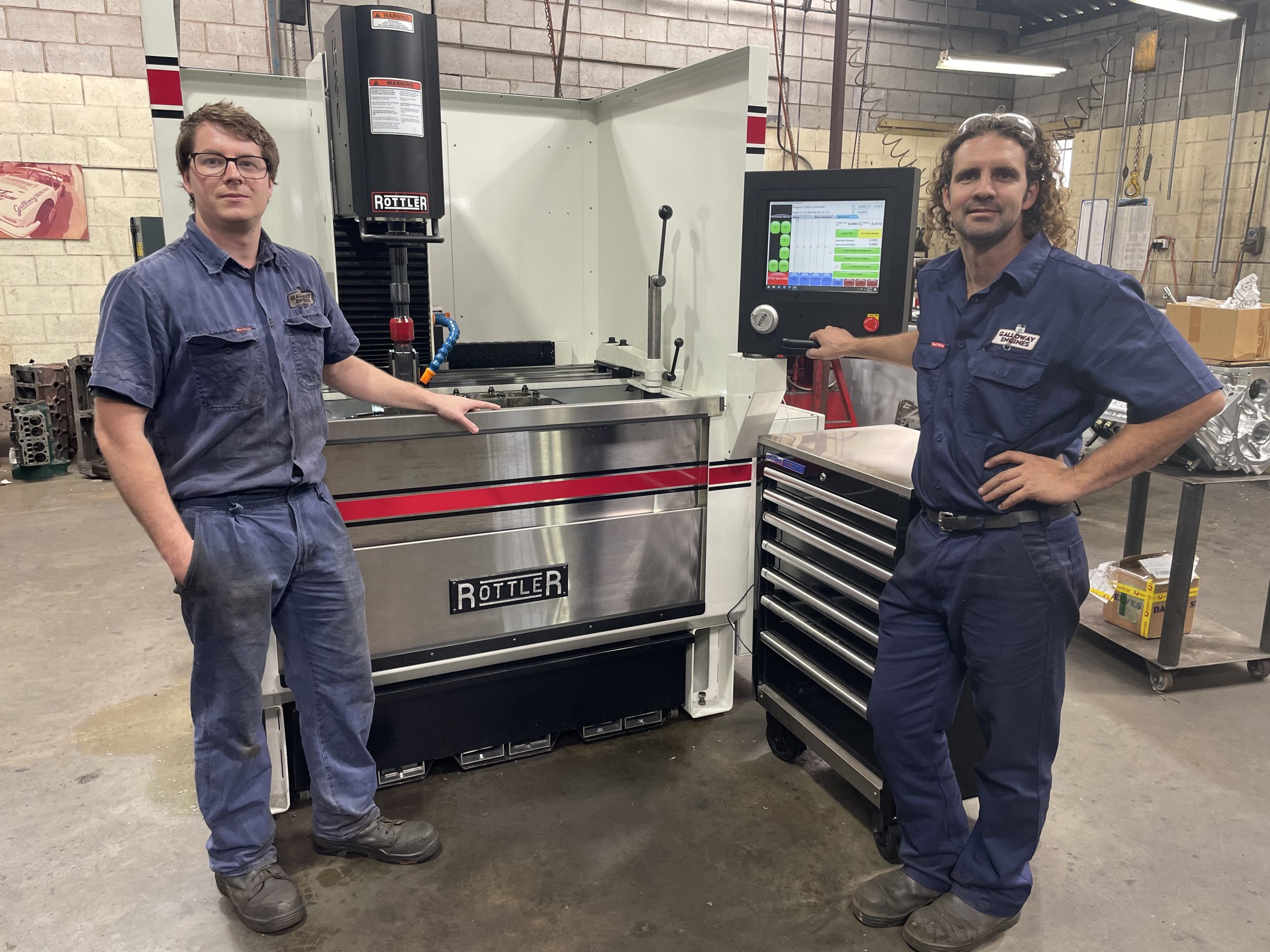 Galloway Engines purchases the new ROTTLER H85AX.... Hole to Hole ...